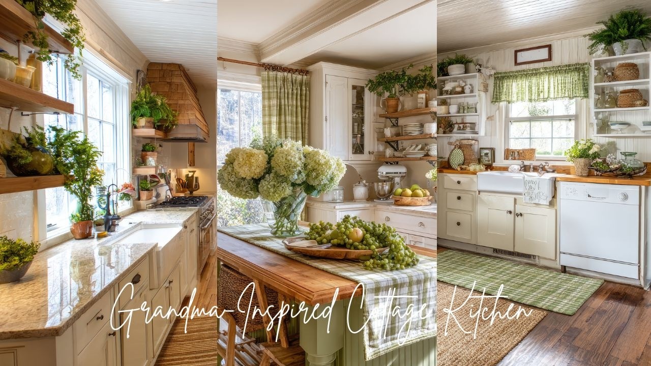 Grandma-Inspired Cottage Kitchen | Cozy Vintage Farmhouse Tour You’ll ...