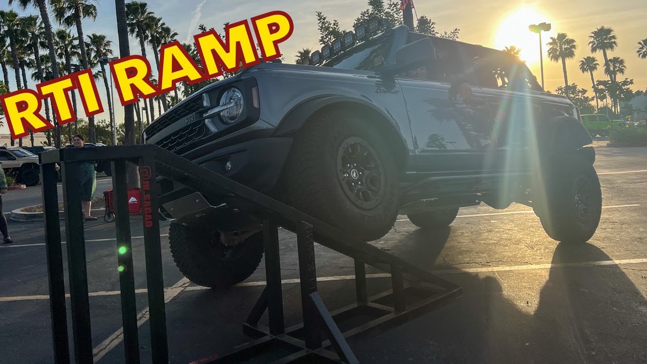 BRONCO ON A RTI RAMP | The Bronco Adventures - YouTube