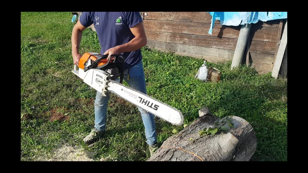 stihl ms 880 - YouTube