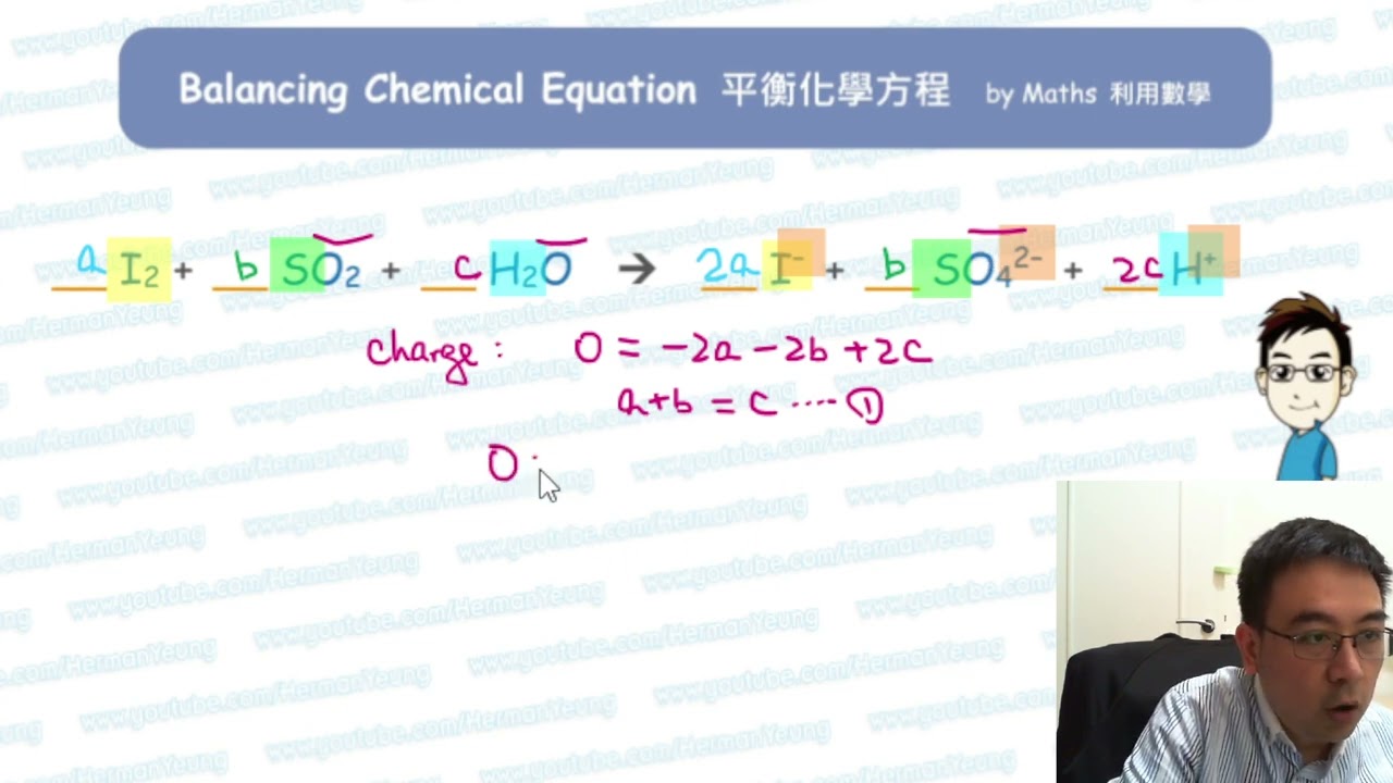 How to balance I2 + SO2 + H2O = I- + SO42- + H+ - YouTube