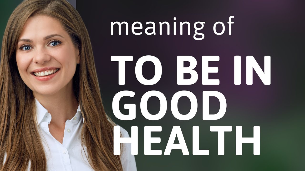 Unraveling Health: The Essence of Being in Good Shape - YouTube
