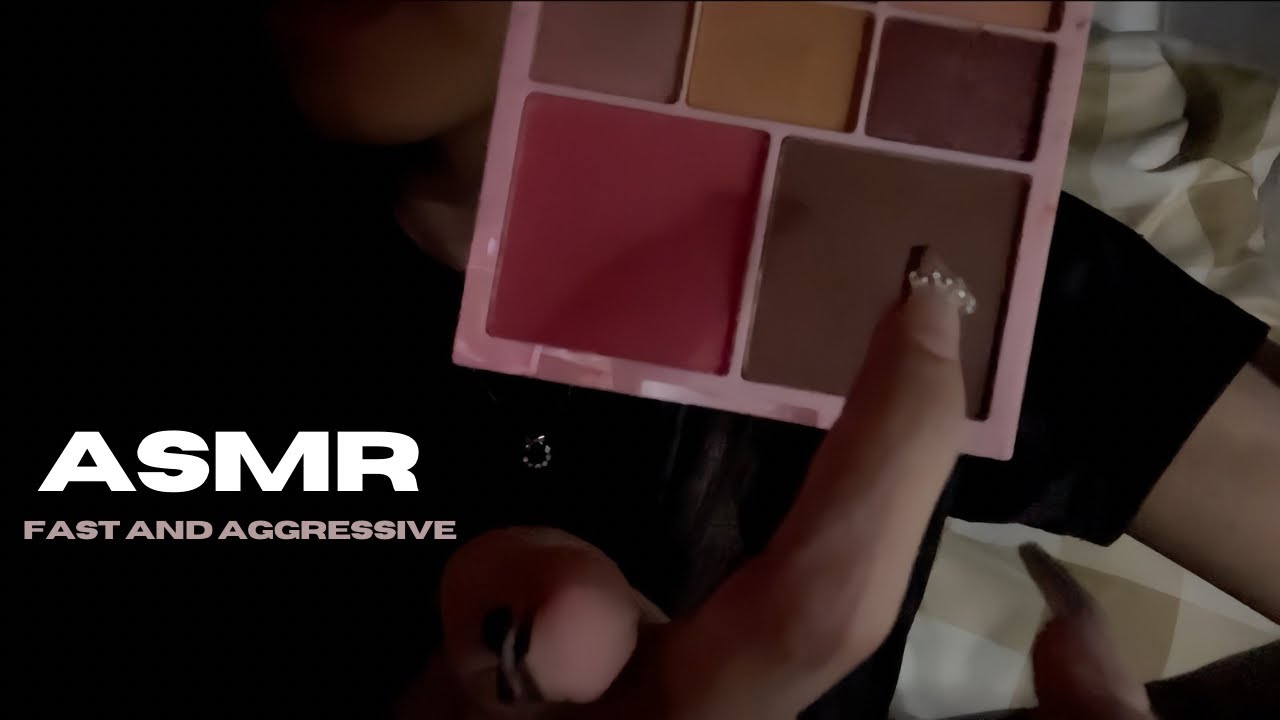 ASMR Fast and Aggressive Triggers in a Cozy Low-Light🌙 | Camera Tapping ...