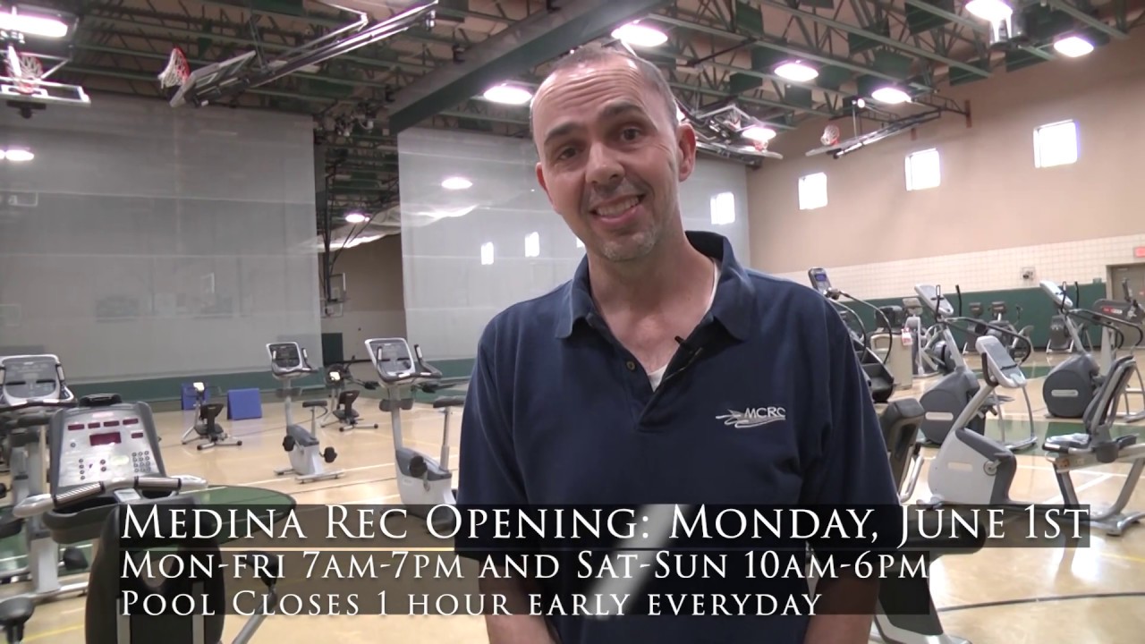 MEDINA RECREATION CENTER REOPEN - YouTube