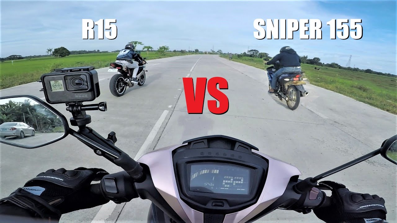 R15 VS SNIPER 150/155 | TAGAS COOLANT! - YouTube