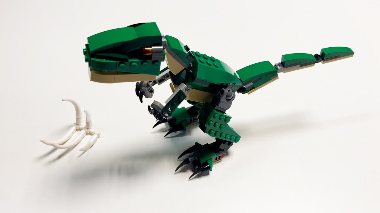 LEGO Creator 3in1 - Mighty Dinosaurs (31058) Build - YouTube