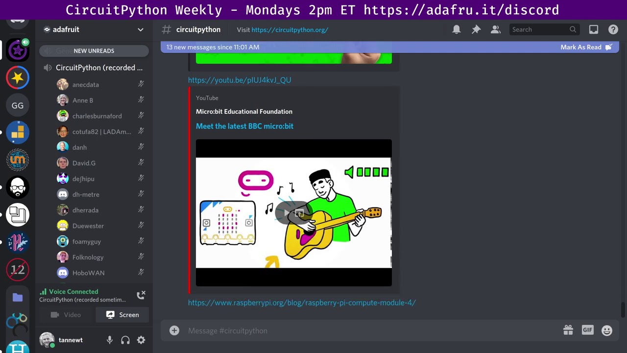 CircuitPython Weekly for October 19th, 2020 #adafruit - YouTube