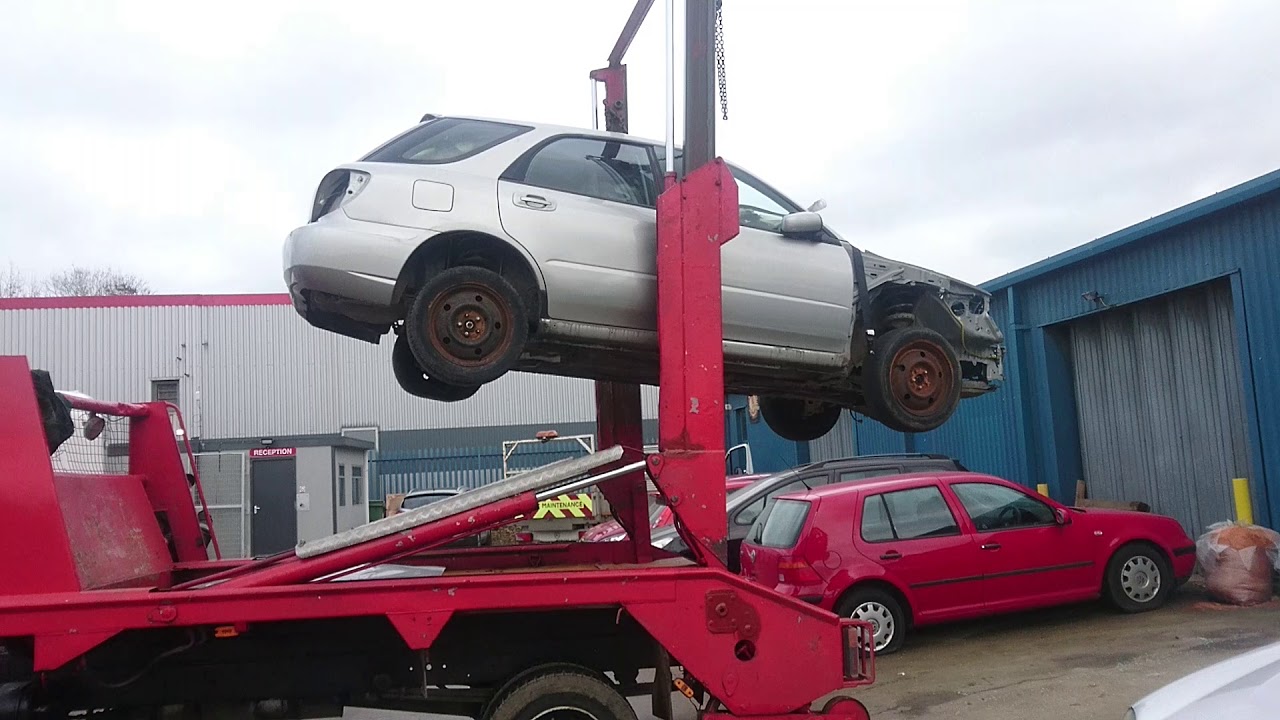Subaru Impreza Breakdown recovery done the right way... Salvage 101 ...