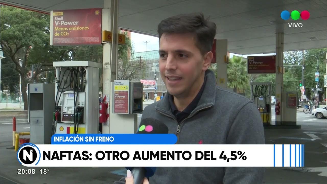 NAFTAS: OTRO AUMENTO DEL 4,5% - Telefe Santa Fe - YouTube