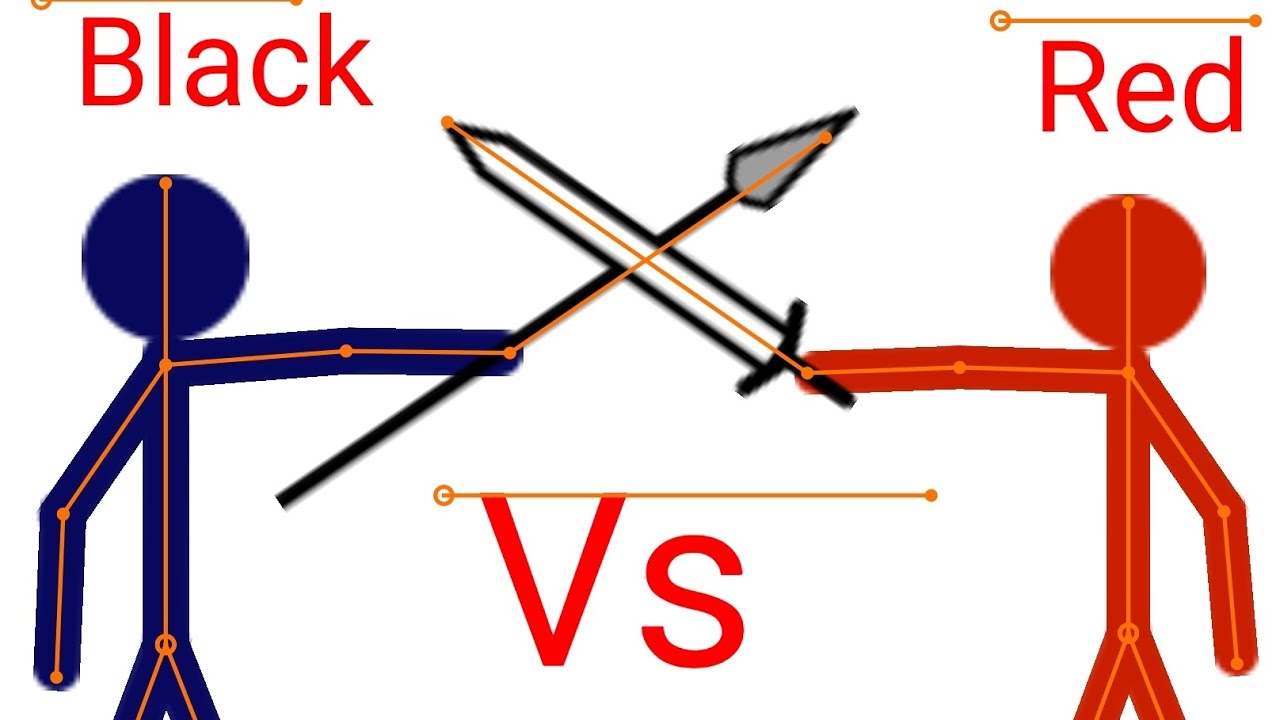 Draw Cartoon: Red Stickman vs Red Stickman - Fan Animation - YouTube