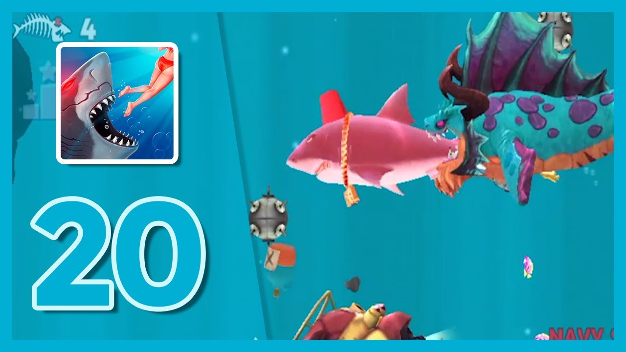 Hungry Shark Evolution Gameplay Walkthrough Part 20 - YouTube