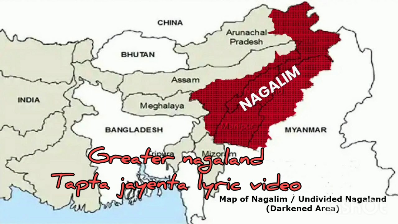 Greater Nagaland by Tapta Jayenta luric video - YouTube