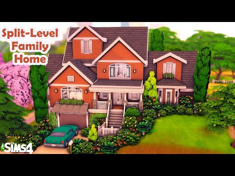 Split-Level Family Home [NO CC] | Sims 4 Speed-Build - YouTube