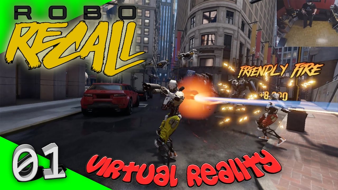 Robo Recall - Auf der HTC Vive mit ReVive [Let's Play][Gameplay][German ...