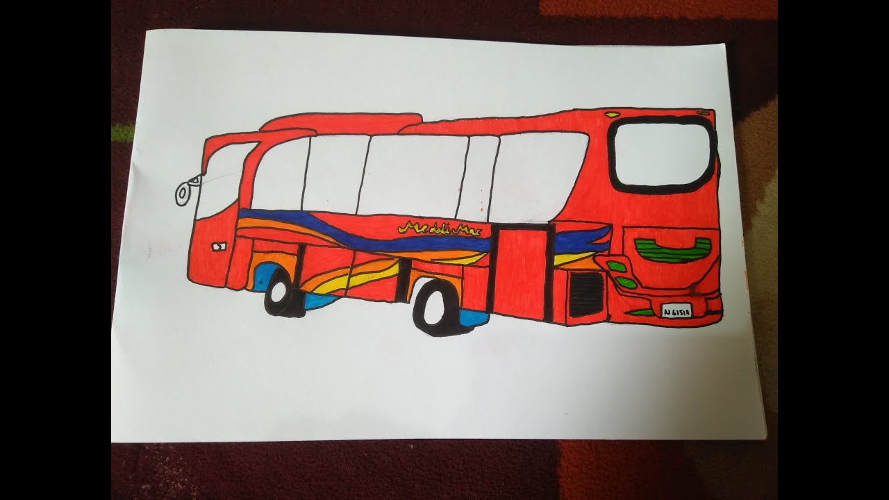 Mewarnai Bus !😱 Emang Bisa ? Mewarnai Bus Menggunakan Body JETBUS 1 ...