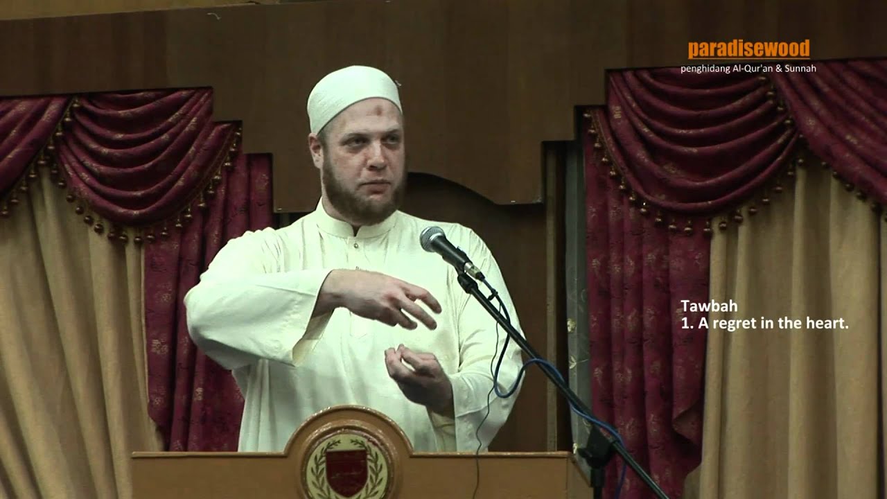Suhaib Webb - 1. THE MEANING OF REPENTANCE (TAWBAH) - YouTube