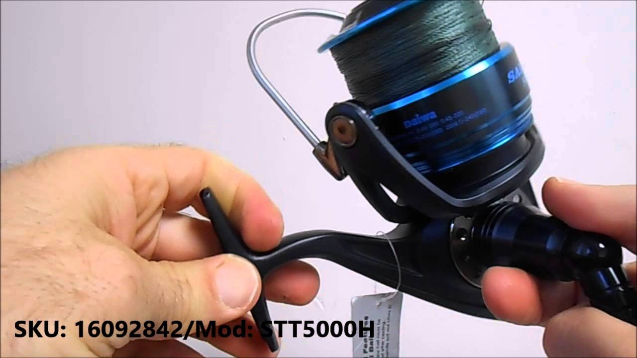 Daiwa Saltist STT5000H Saltwater Spinning Reels - YouTube