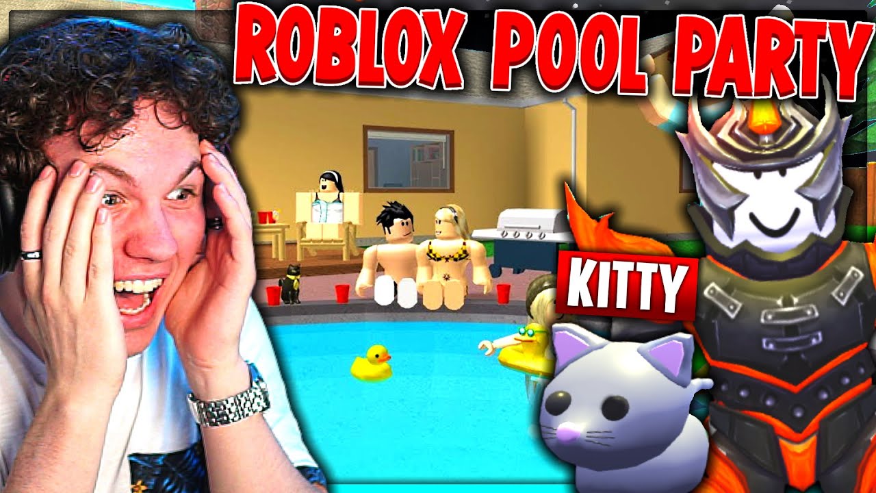 POOLPARTY MED MIN KAT I ROBLOX!! - Dansk Adopt Me [Roblox] - YouTube