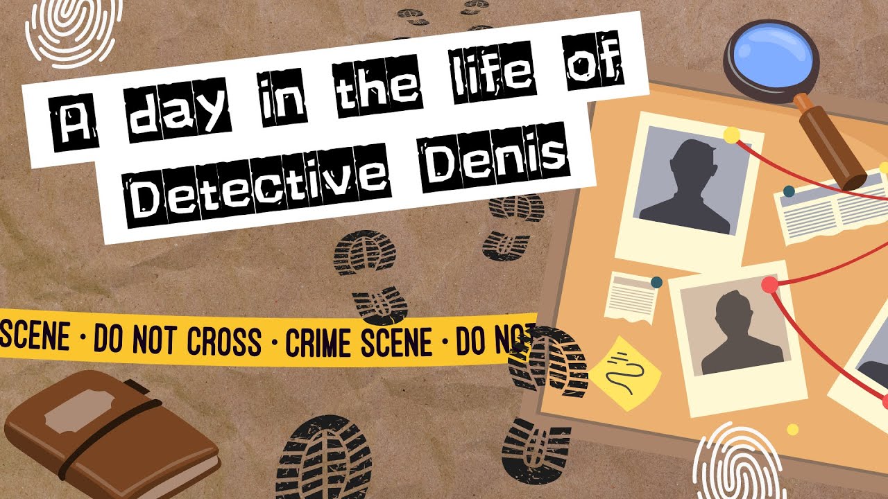 Day in the life of a Detective - Learn English - English for Kids - YouTube