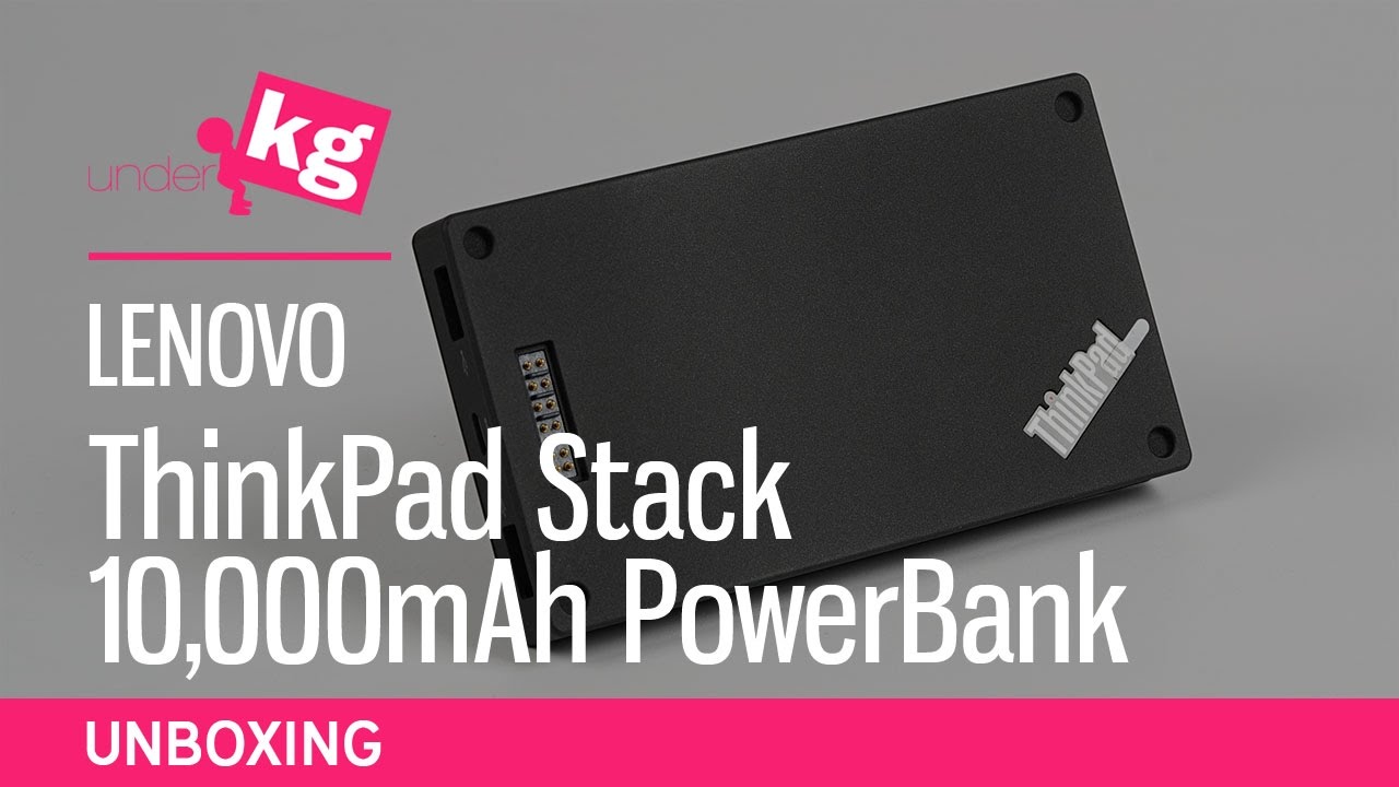 Lenovo ThinkPad Stack 10000mAh PowerBank Unboxing [4K] - YouTube