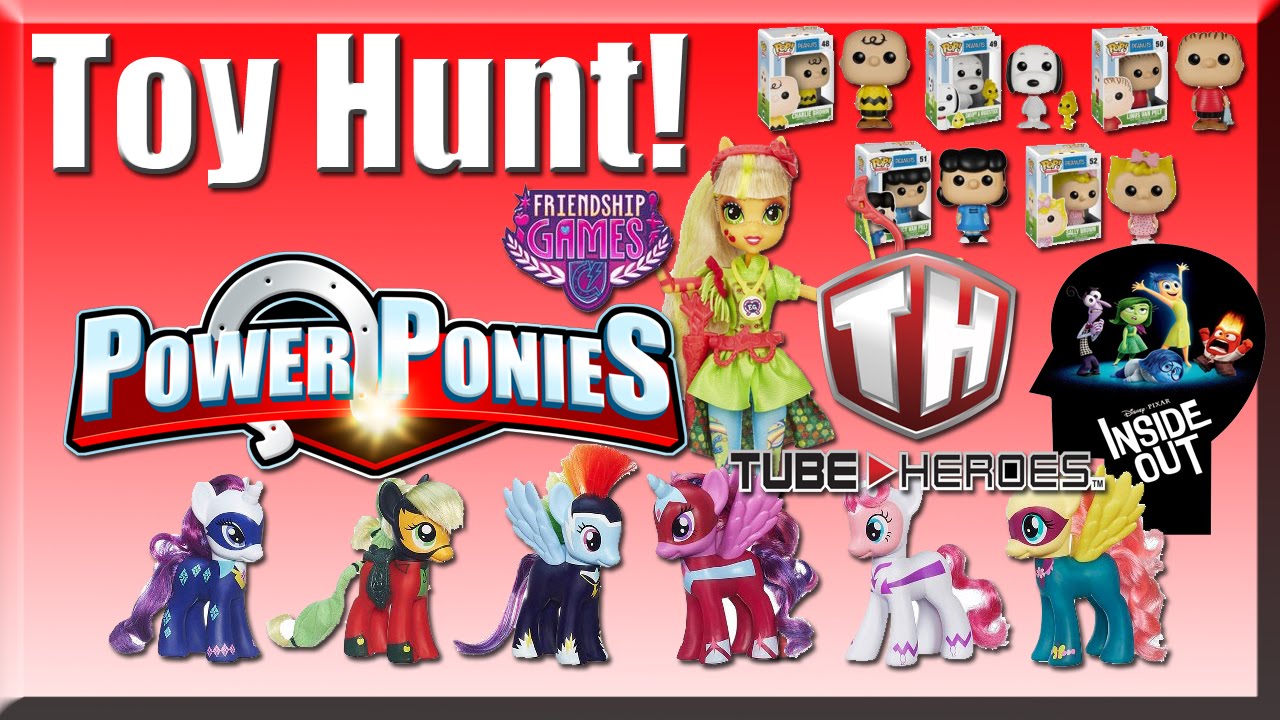 Toy Hunt! New Peanuts, MLP Power Ponies Friendship Games, Minecraft ...