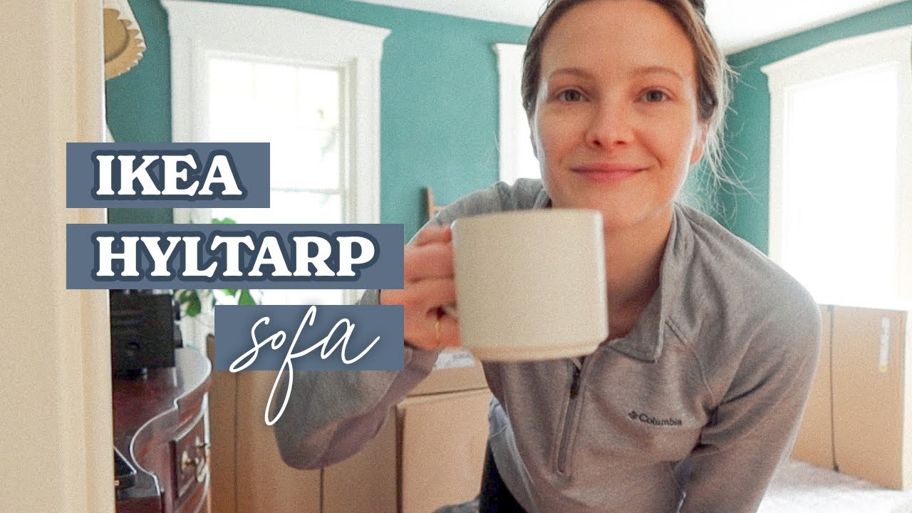 OUR NEW IKEA HYLTARP SOFA + indoor plant and seed updates for next week ...