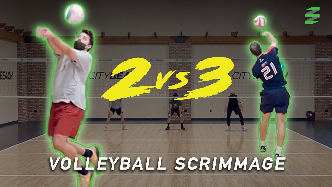 2 Is Better Than 3 | Volleyball Scrimmage 2 vs 3 - YouTube
