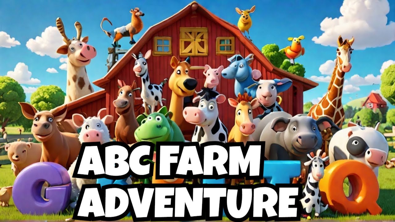ABC Farm Adventure! Learn the Alphabet with Animals - YouTube