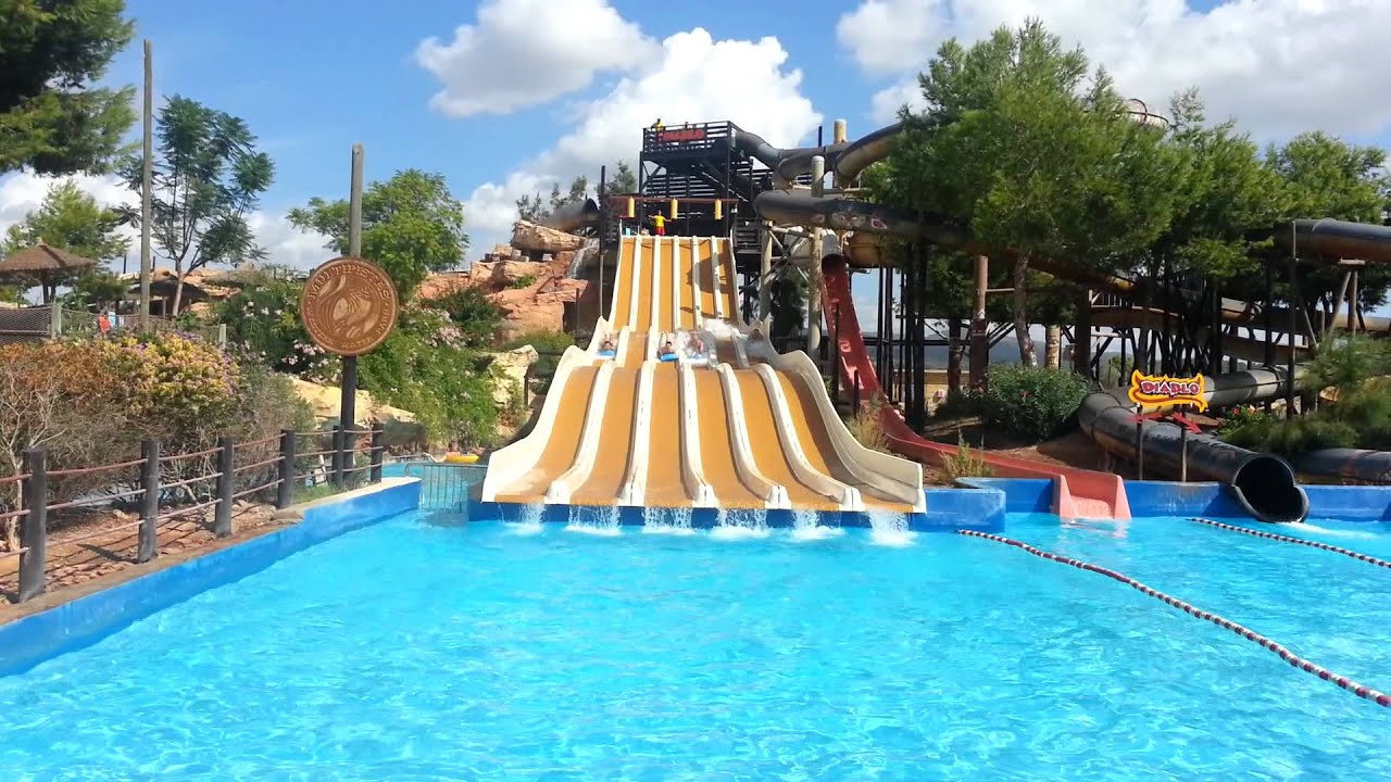 aqua park mallorca - YouTube