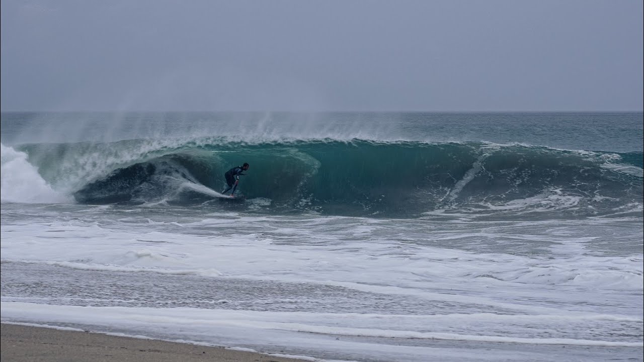 Surfing the Hurricane Hilary Swell in Newport Beach with Lucas 'Chumbo ...