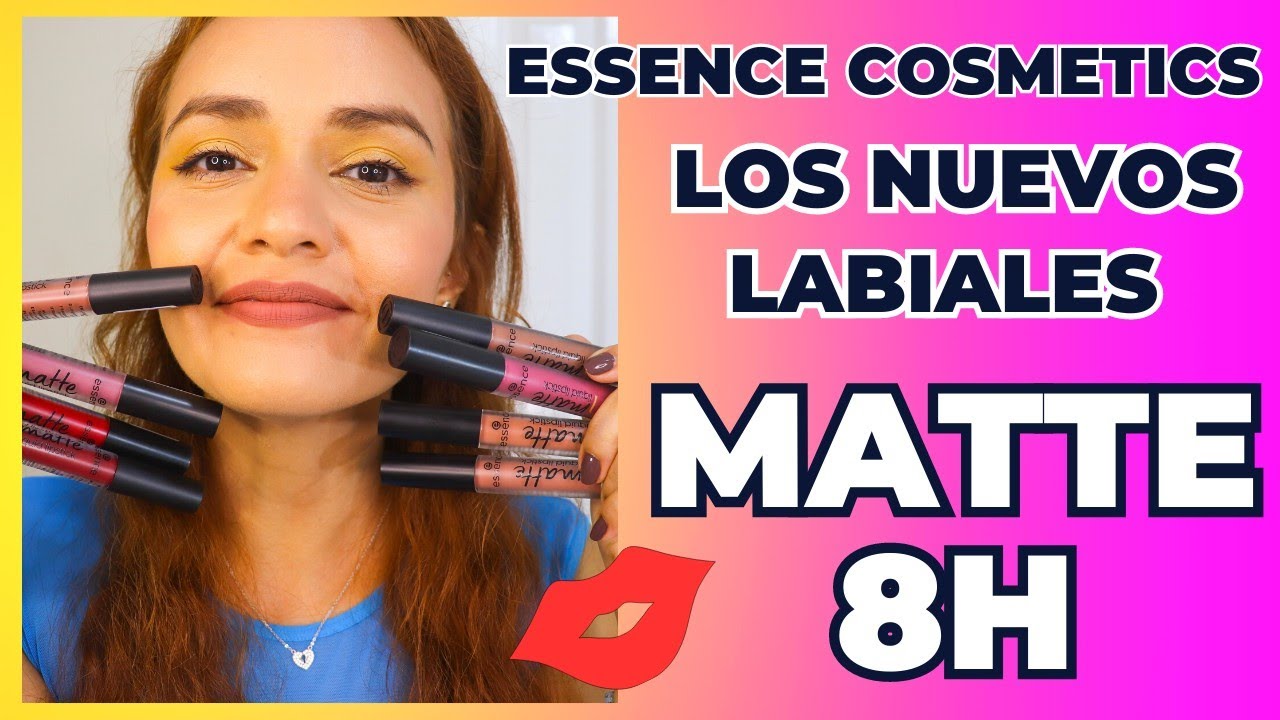 💄Los nuevos labiales de Essence Cosmetics💄Los liquid lipstick MATTE🫦 8H ...