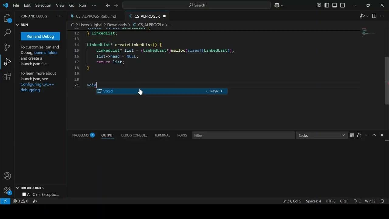 Designing Browser History using LinkedList (C) - YouTube