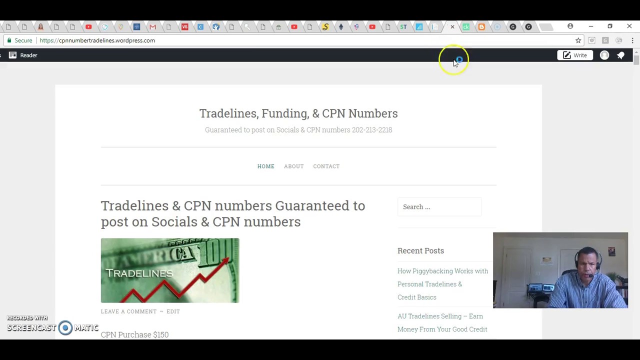 Primary tradelines authorized user tradelines funding for cpn numbers ...