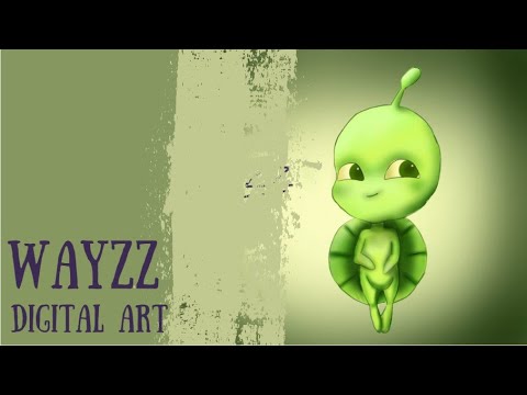 Wayzz speed draw | Turtle Kwami speed draw | Miraculous ladybug🐢 - YouTube