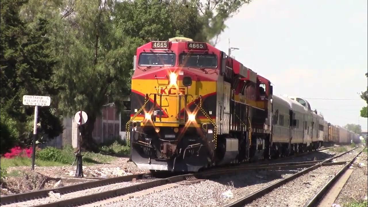 KCSM 4665 Tren Mexica en el H-1 - YouTube