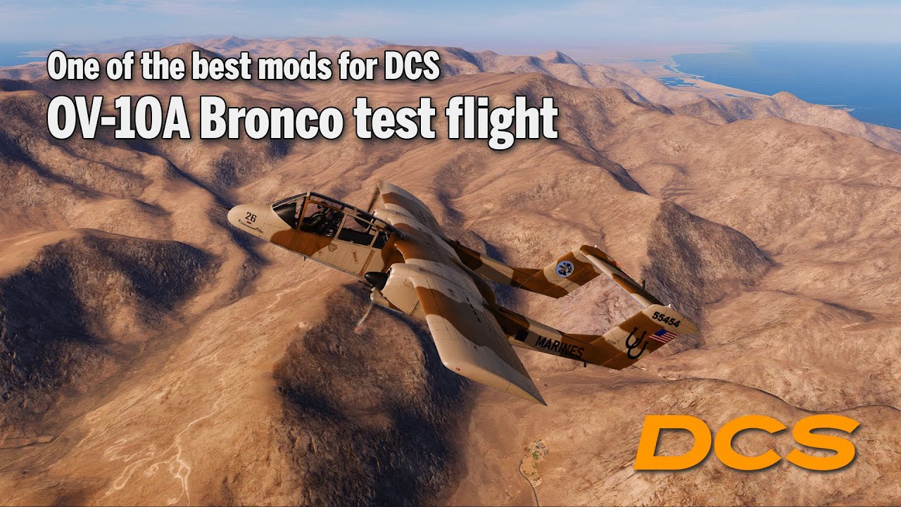 OV-10A Bronco test flight - One of the best mods for DCS - YouTube