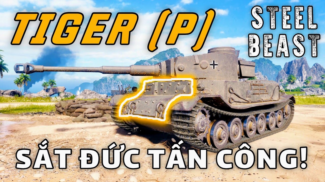 Xe tăng Tiger (P) với bộ giáp 200mm? | World of Tanks - YouTube