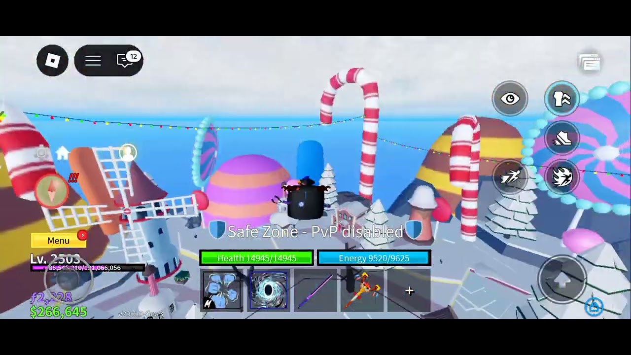 Seeing my luck in blox fruits christmas update - YouTube