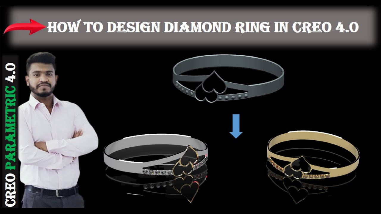 Creo Tutorial | Ring Modeling Jewellery Design | Sanket Kathiwale - YouTube