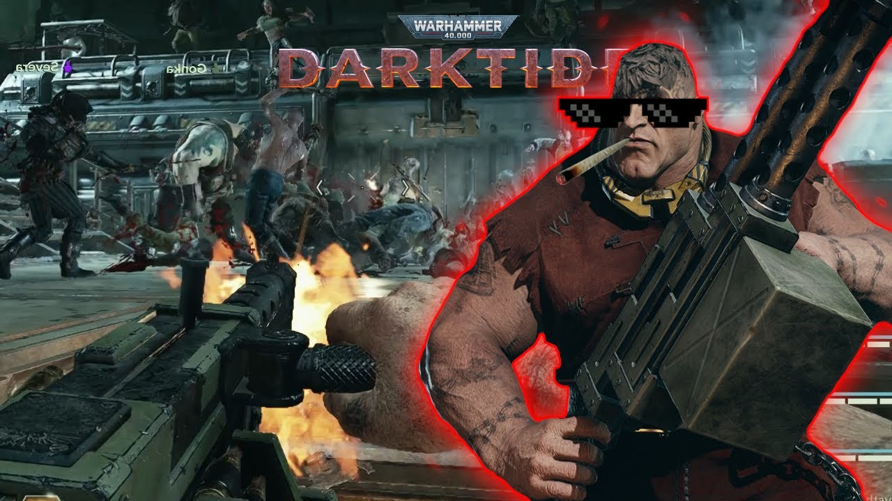 OGRYN HEAVY STUBBER + SLAB SHIELD WHOLESOME | DARKTIDE Gameplay for ...