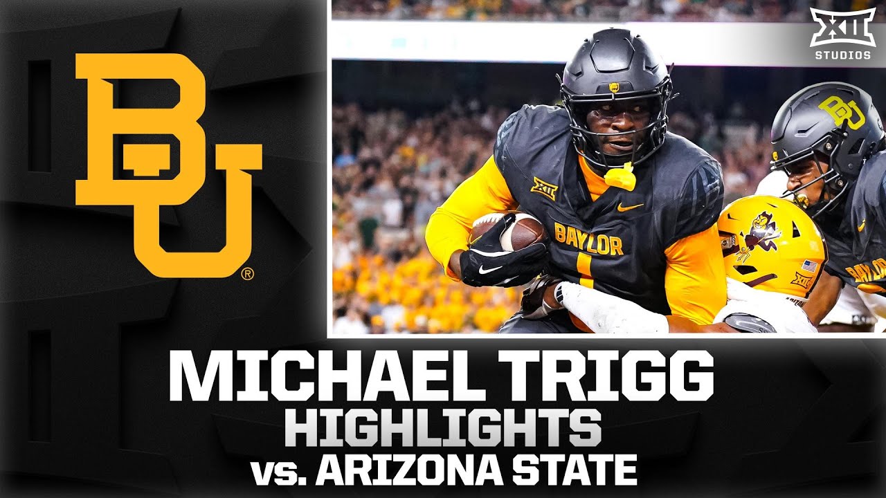 Michael Trigg Highlights vs. Arizona State | 2025 Big 12 Football - YouTube