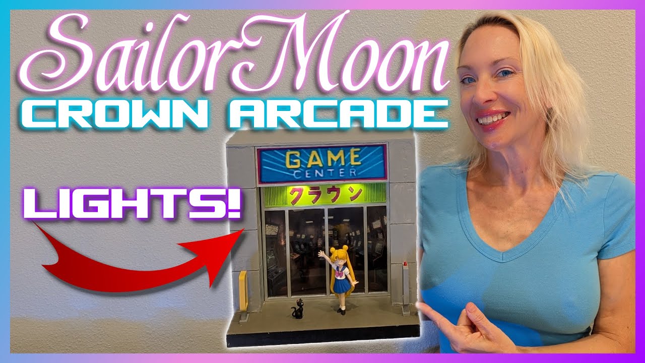 Sailor Moon Crown Arcade Diorama Build - YouTube
