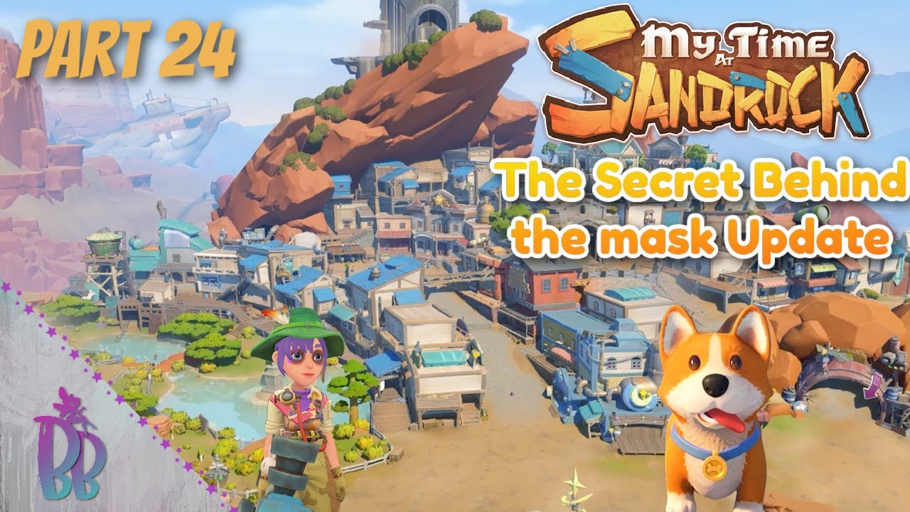 Finding Logan's Hideout | My Time at Sandrock part 24 | Behind the Mask Update - YouTube