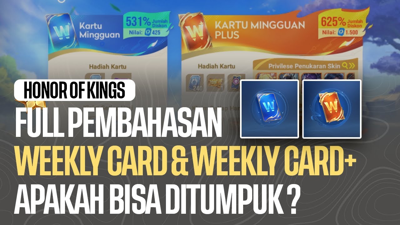 WEEKLY CARD VS WEEKLY CARD PLUS – MANA YANG LEBIH UNTUNG DAN BISA ...