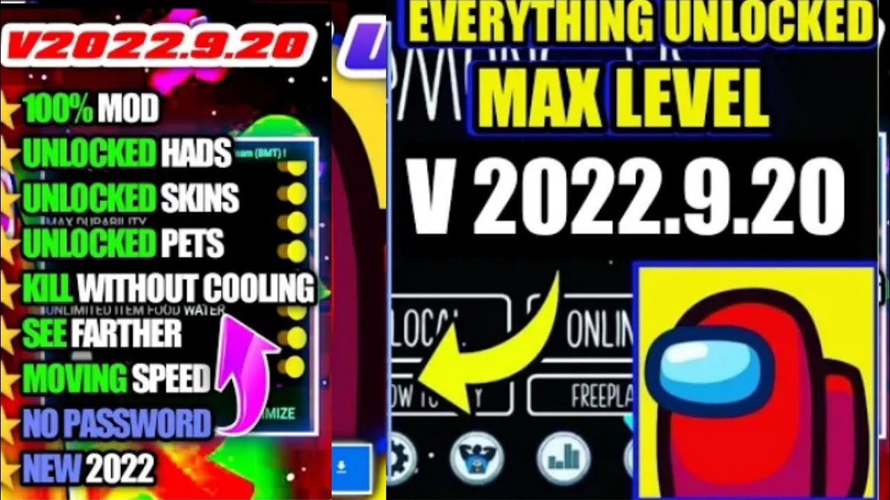 ⚡NEW⚡ Among Us 2022.9.20 Mod Menu | Among Us Mod Menu | 50 Features ...