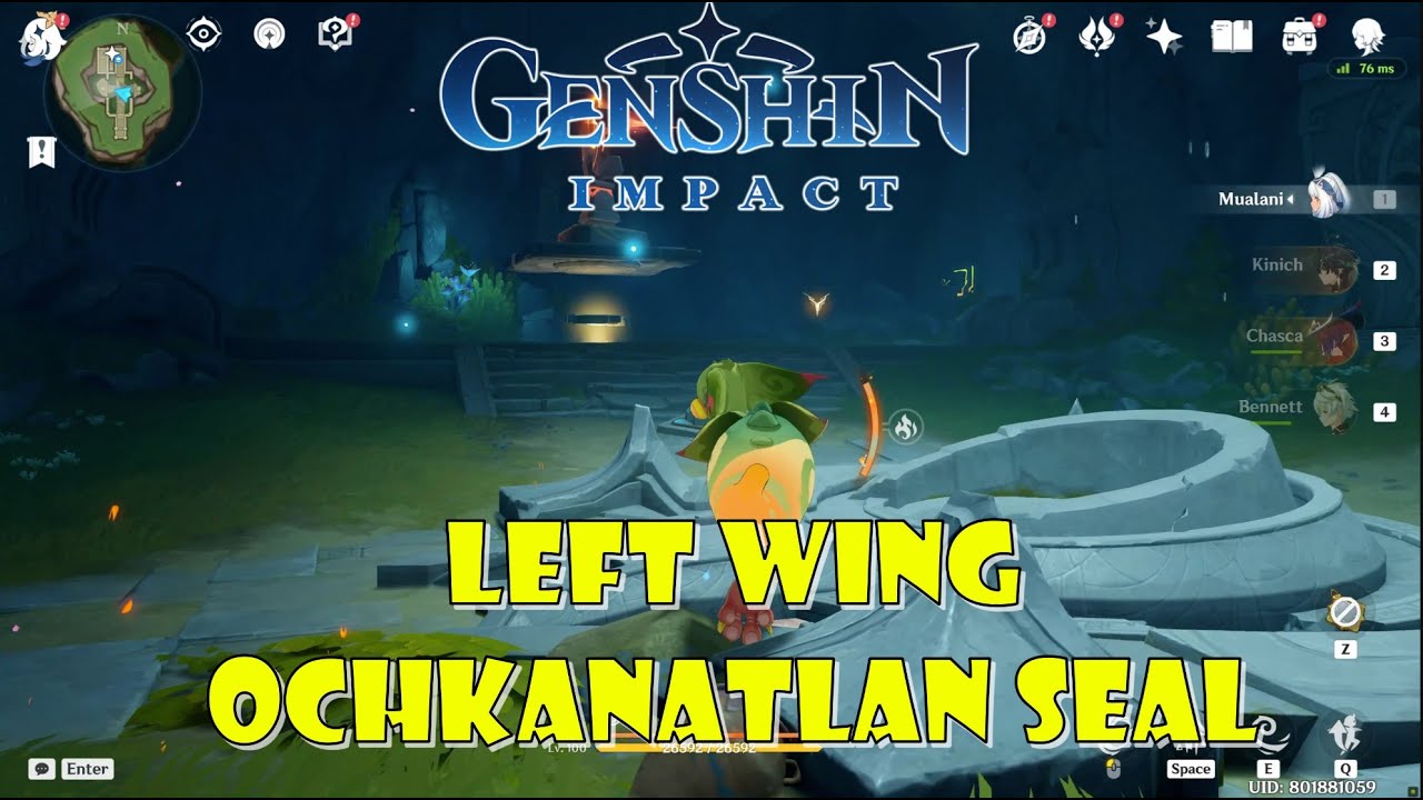 Ochkanatlan Nameless Traveler Seal Puzzle Part 1, Natlan Chest Part 23 ...