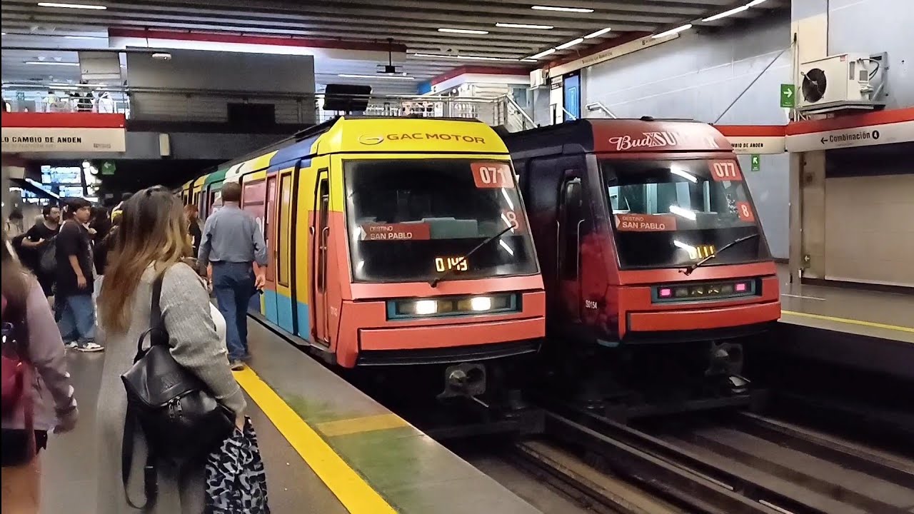 NS-93's en Tobalaba. Línea 1 - YouTube