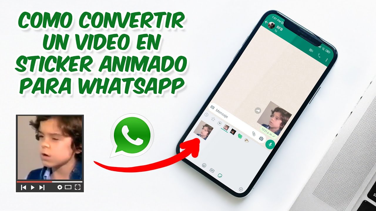 Como hacer sticker animado con video para Whatsapp - YouTube