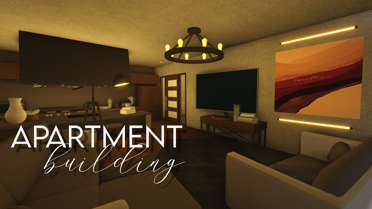 ROBLOX | Bloxburg: Apartment Building + Cozy Apartment 88k - YouTube