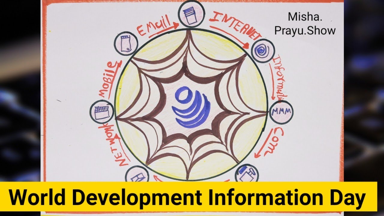 Poster Drawing on World Development Information Day 2021 | Information ...
