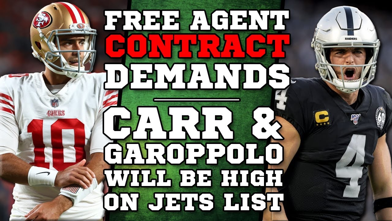 Contract Demands for Derek Carr & Jimmy G - NFL Free Agents - YouTube